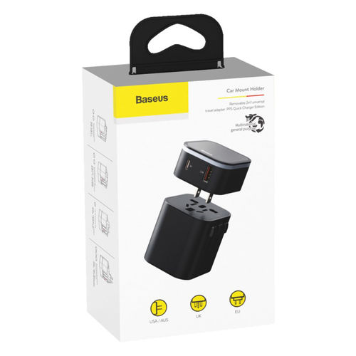 Baseus 18W USB-PD Type-C Fast Charger World Travel Adapter